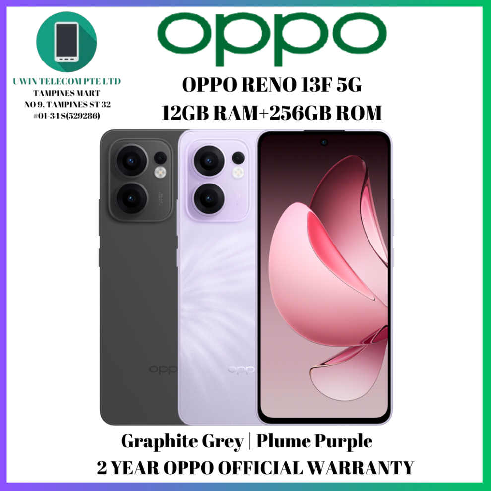 OPPO Reno13 F 5G (CPH2699) 12GB RAM + 256GB ROM